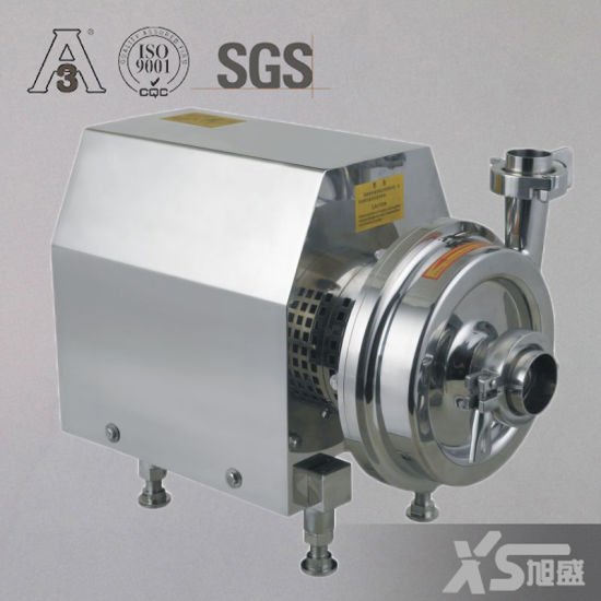 Stainless Steel Ss304 Sanitary Milk Centrifugal Pump with Open Impeller