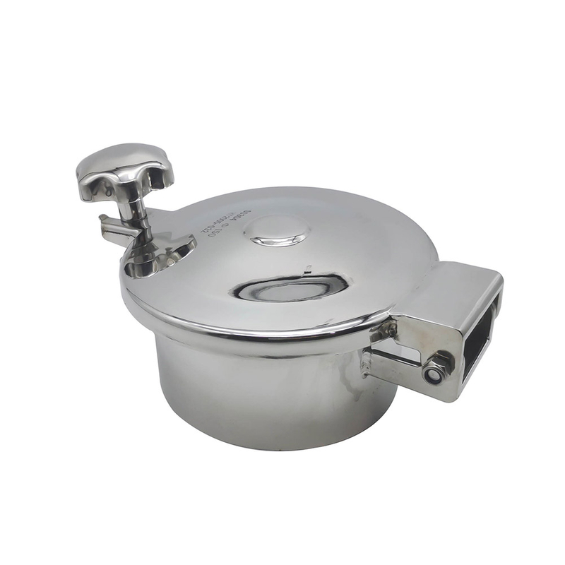 Stainless Steel Sanitary Tank Manway with One Handle - Buy Stainless ...