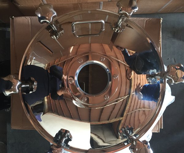 24" Stainless Steel Round Shape Tank Pressure Manway Door with Sight Glass