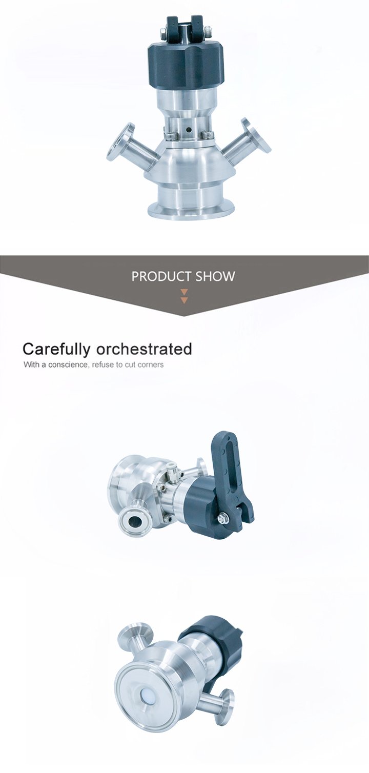 Stainless Steel SS316L Manual Pneumatic Aseptic Sampling Valves