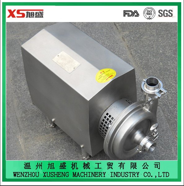 Stainless Steel Ss304 Sanitary Milk Centrifugal Pump with Open Impeller