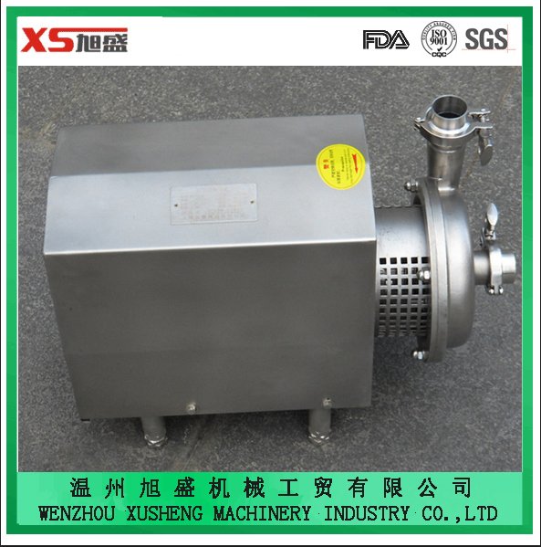 Stainless Steel Ss304 Sanitary Milk Centrifugal Pump with Open Impeller