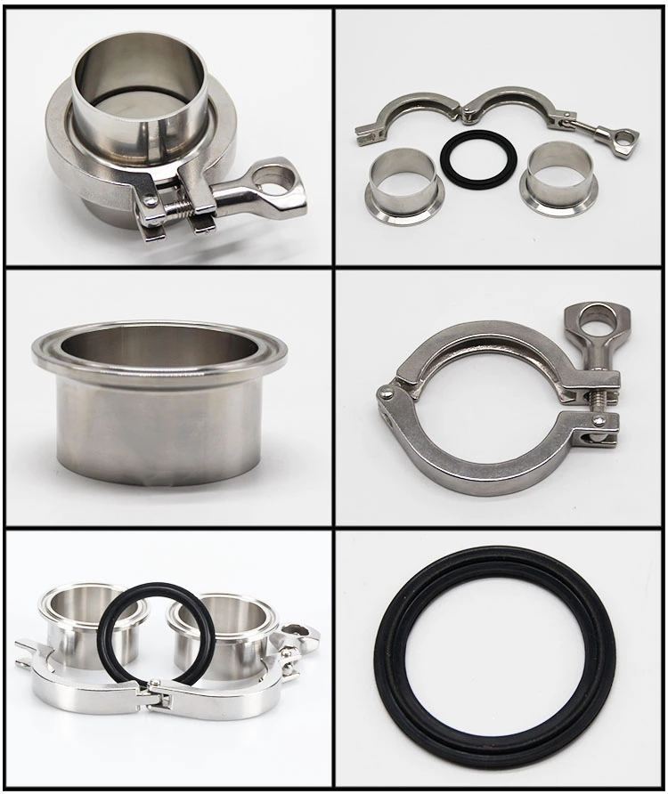 21.5MM 3A Sanitary Stainless Steel Pipe Clamp Ferrule - Buy Hygienic ...