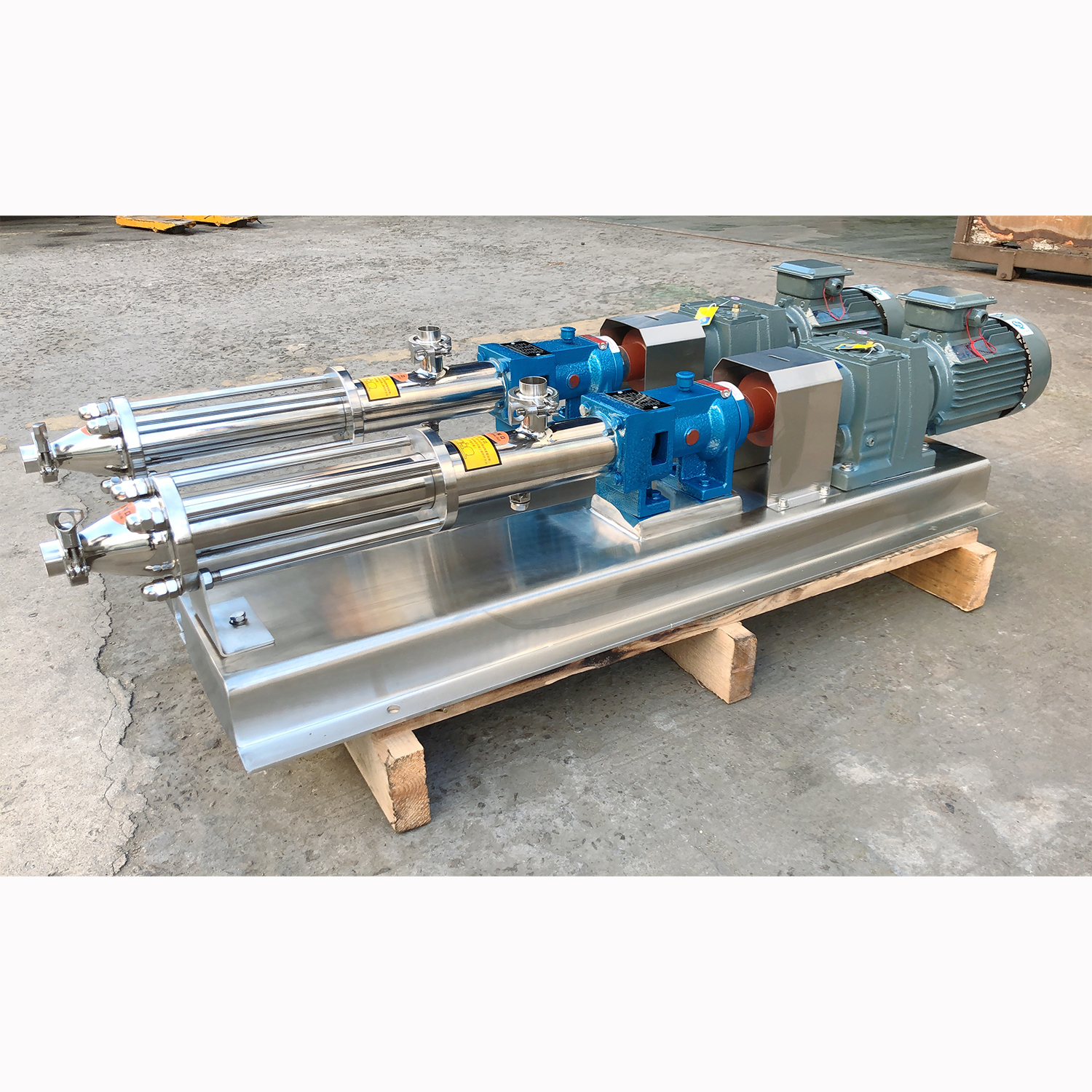 6bar Stainless Steel Sanitary Hygienic One Stage Single Screw Pump with ...