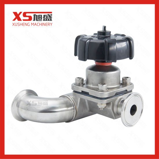 AISI316L Hand T-Shaped Tri-Clamp Diaphragm Valve