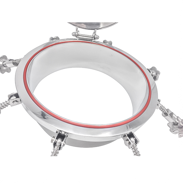 Hygienic Round Tank Manway with Full Sight Glass - Buy Tank Manway with ...