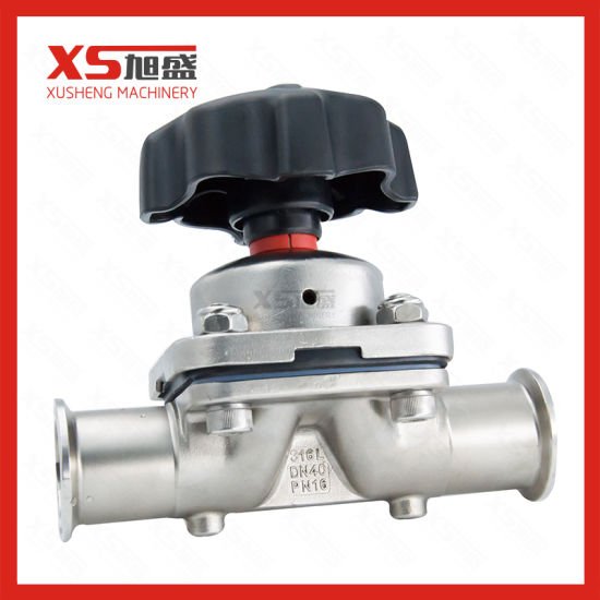 SS316L Manual Two Way Clamp-Clamp Diaphragm Valve